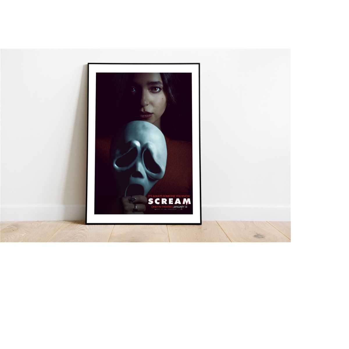 Framed Mikey Madison Poster, Scream 5 Movie Poster, Wall Art | Inspire ...