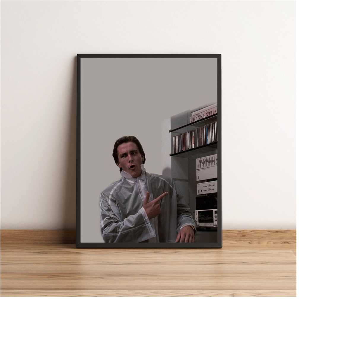 American Psycho Poster, Patrick Bateman Art Print. Vintage P | Inspire ...