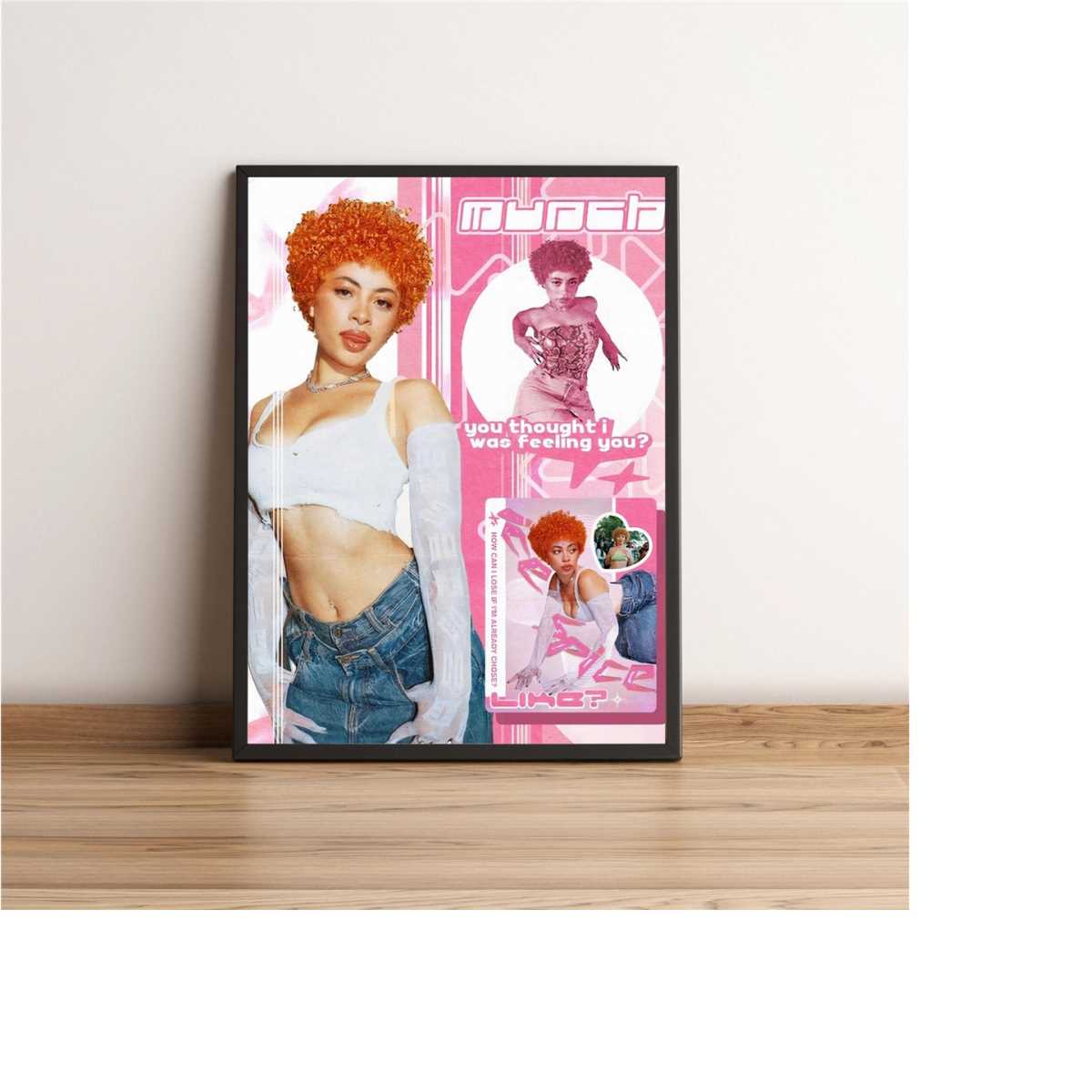 Ice Spice Poster, Ice Spice Album Cover Poster, Ice Spice Wa | Inspire ...