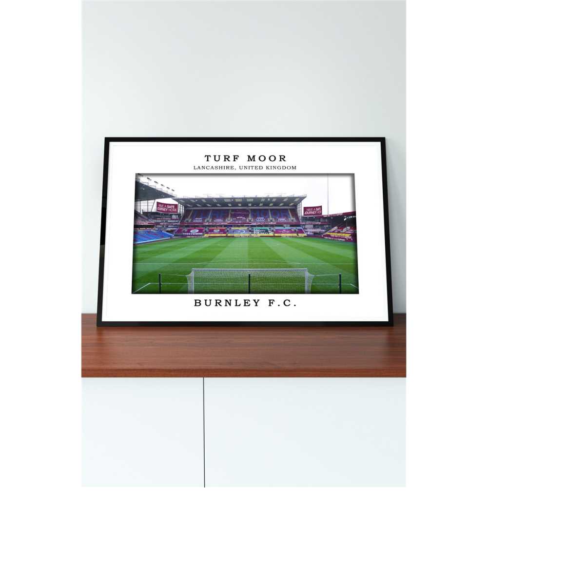 Turf Moor Stadium Canvas Poster | Turf Moor Stadium Print | | Inspire ...