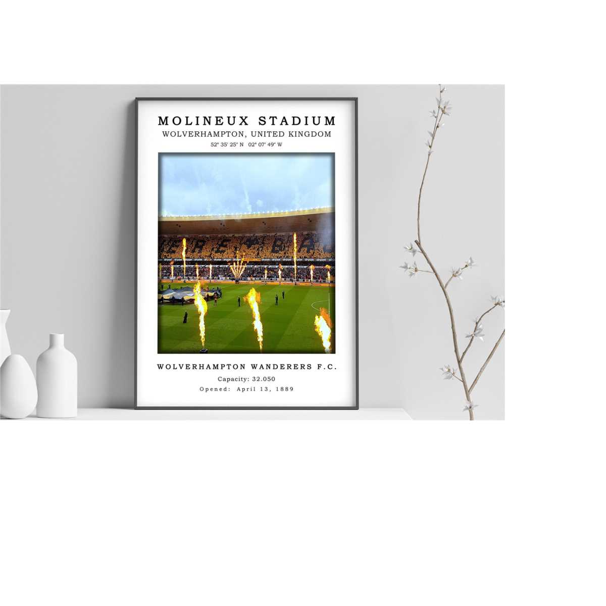 Molineux Stadium Poster | Molineux Stadium Poster Print | Ca | Inspire ...