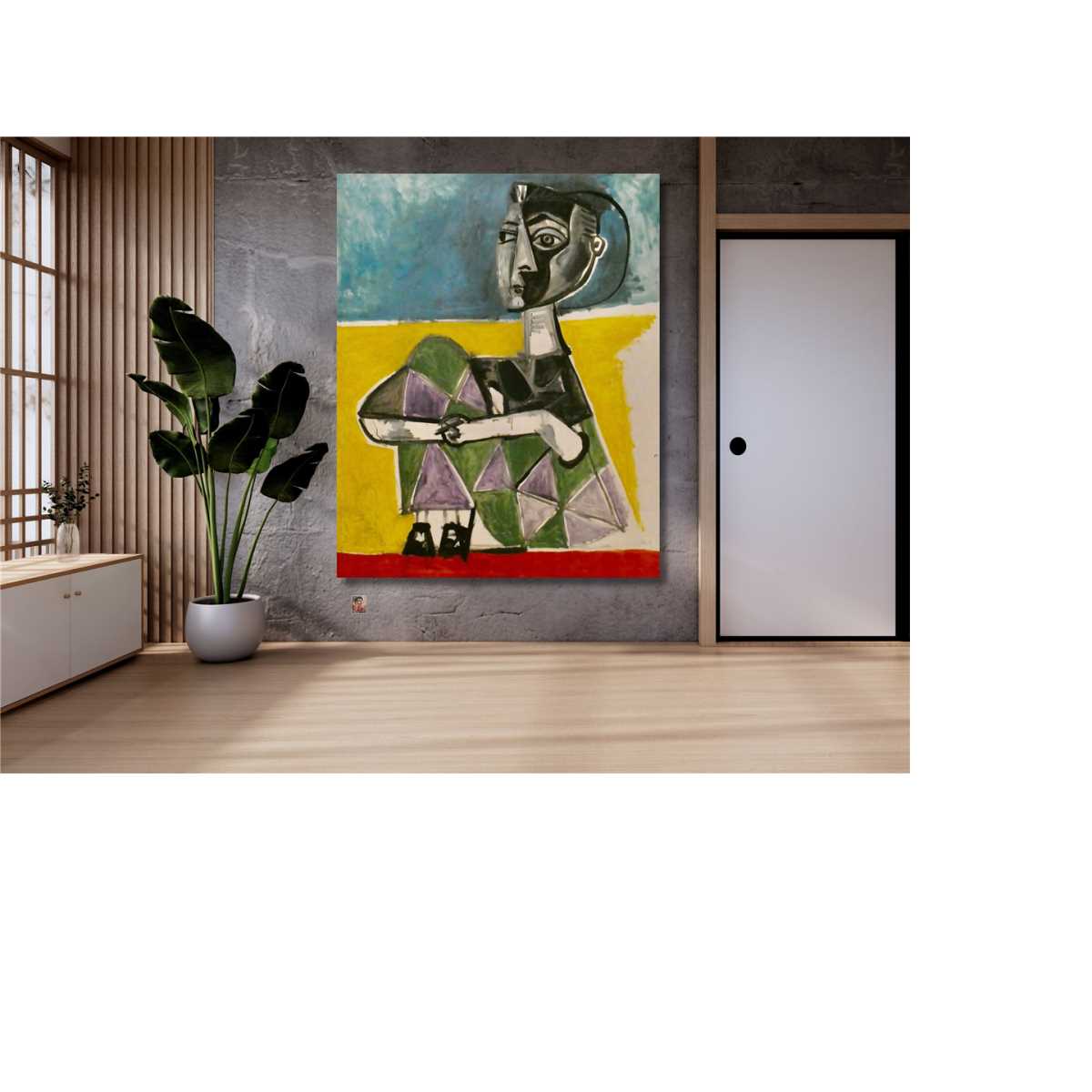 Pablo Picasso Mediterranean Print on Canvas, Landscape Maste | Inspire ...
