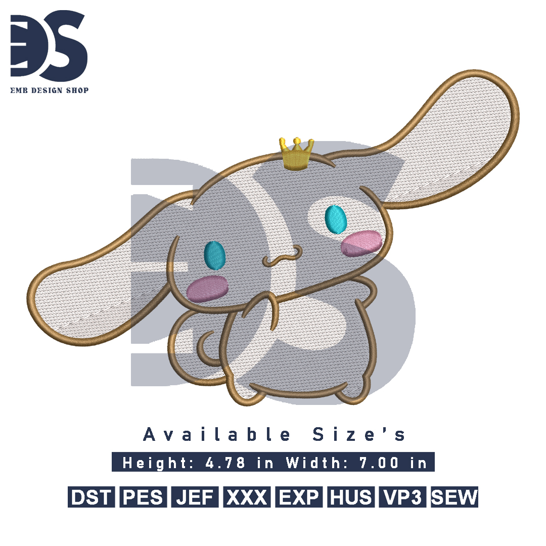 Sanrio Cute Cinnamoroll Embroidery Design file, Digital down | Inspire ...