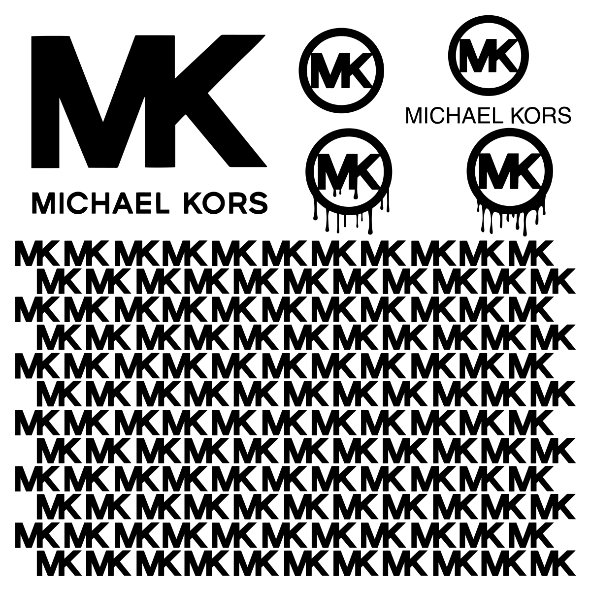 Michael Kors Logo Bundle Svg, Mk Logo Svg | Inspire Uplift