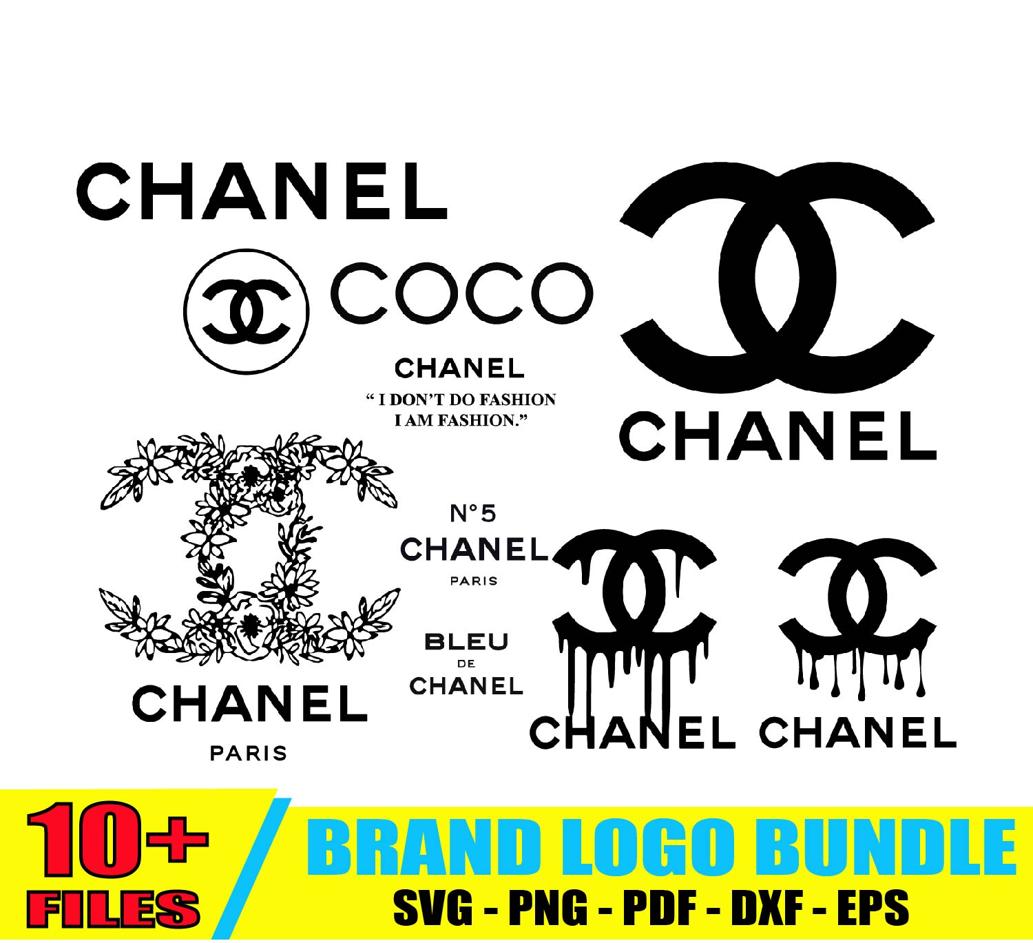Chanel Bundle Logo Svg, Logo Chanel Svg - Inspire Uplift