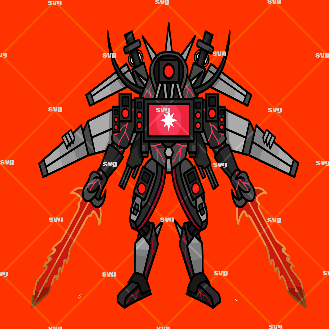 TRI-TITAN UPGRADED SVG ,PNG | Skibidi Toilet digital downloa | Inspire ...