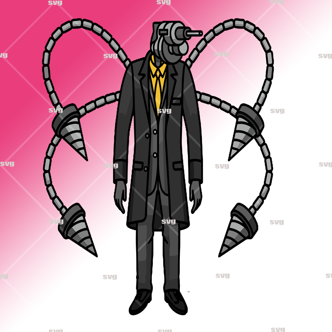 Skibidi Toilet SVG, png LARGE DRILLMAN svg digital download | Inspire ...