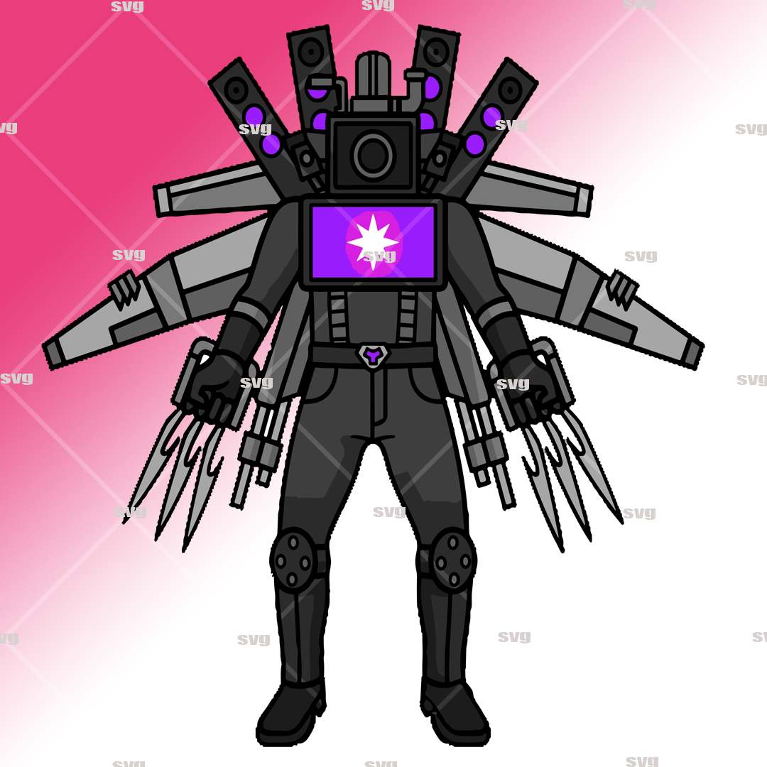 download digital TRI-TITAN CAMERAMAN SVG, png | Skibidi T - Inspire Uplift