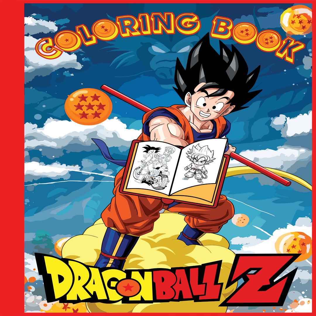 Dragon Ball Coloring Book: 40 New Coloring Pages Filled With | Inspire ...