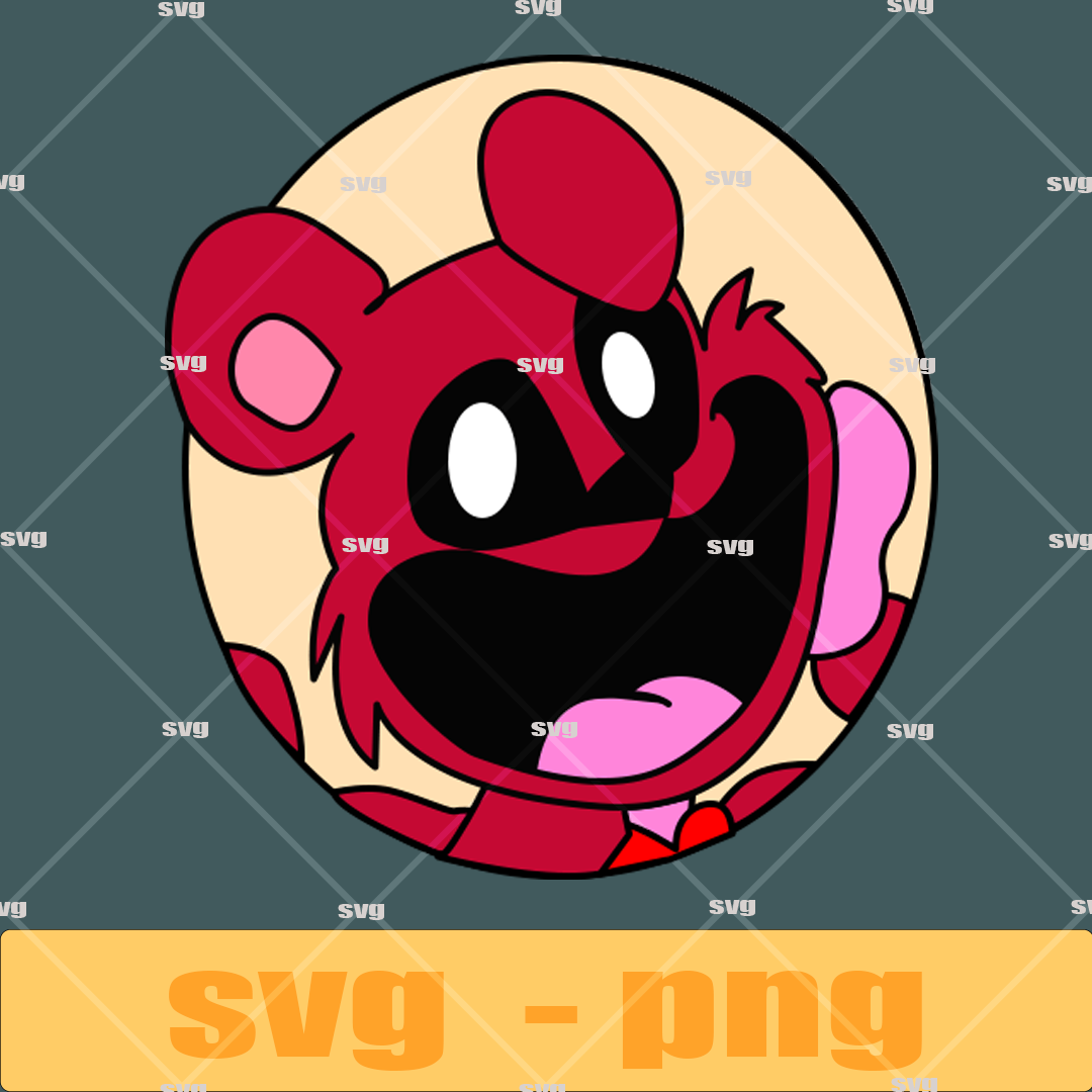 Humanized Bobby BearHug Poppy Playtime SVG,Poppy Vector Colo | Inspire ...