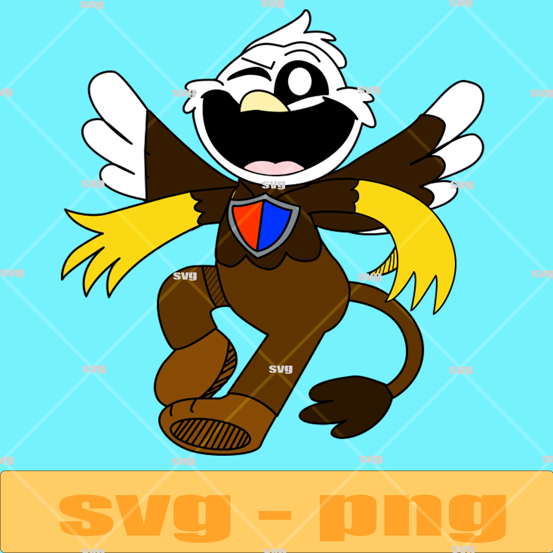 gerrin Griffin SVG Vector Coloring Pages SVG Smiling Critter | Inspire Uplift