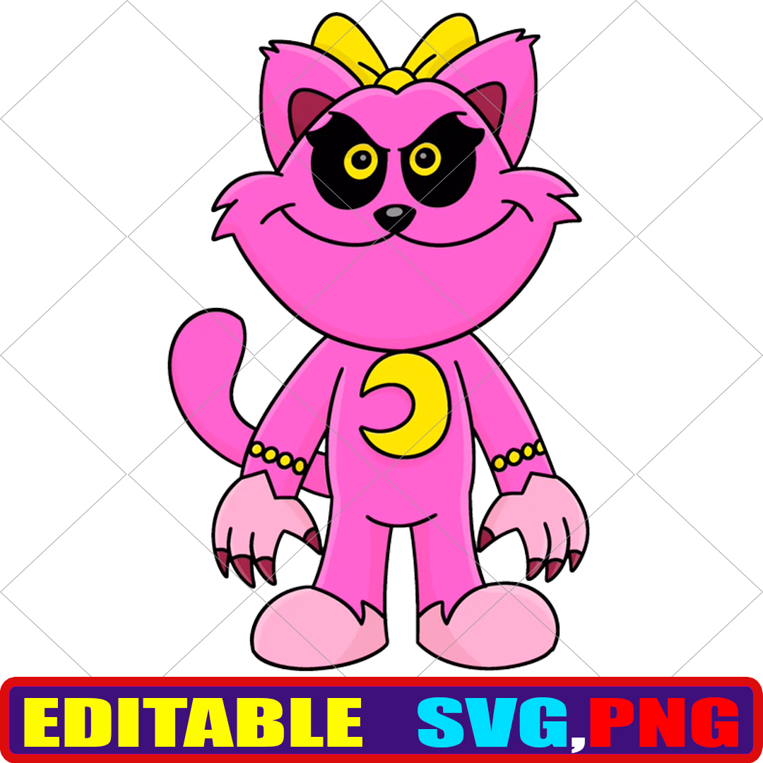 Editable Sticker Kittynap SVG Sticker from Kittynap Coloring - Inspire ...