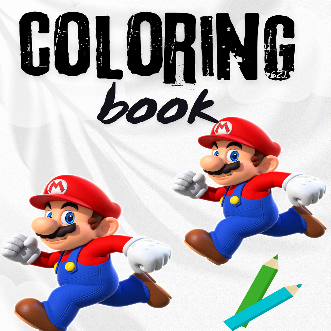 coloring book super mario | Inspire Uplift