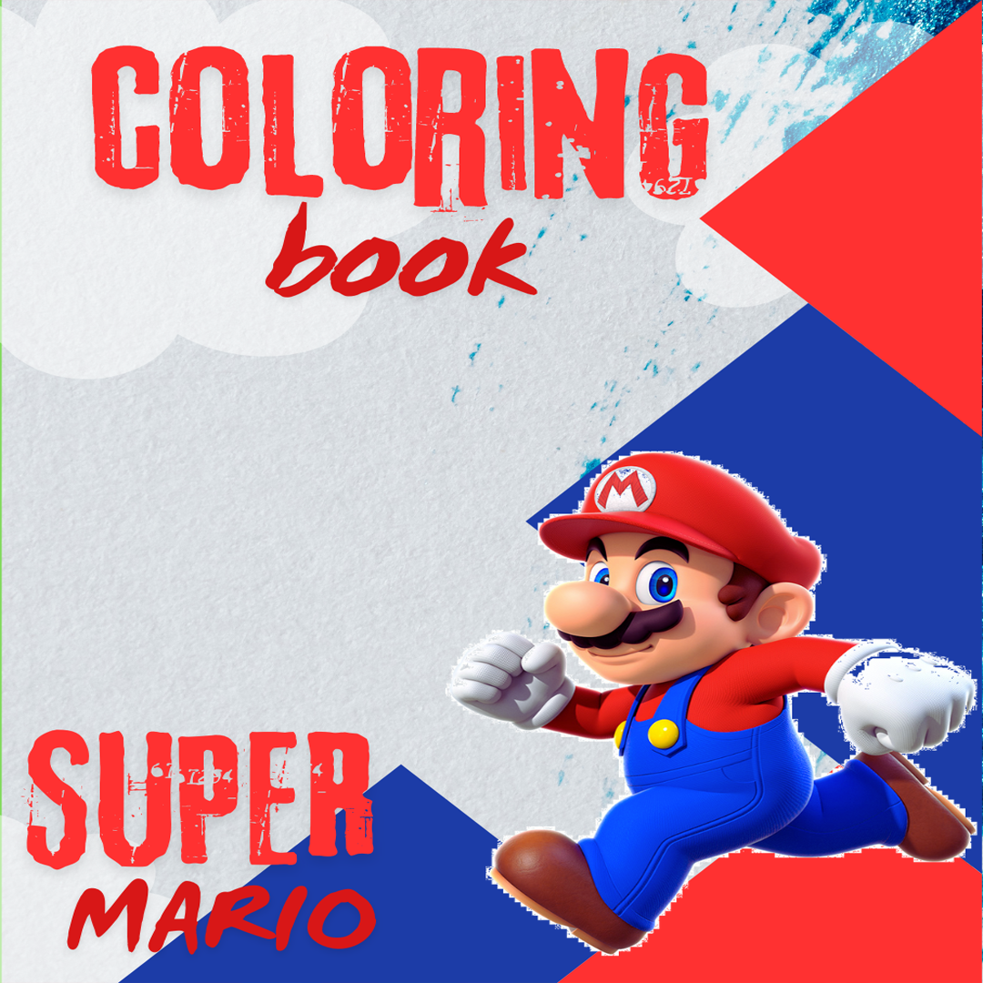 coloring page super mario | Inspire Uplift