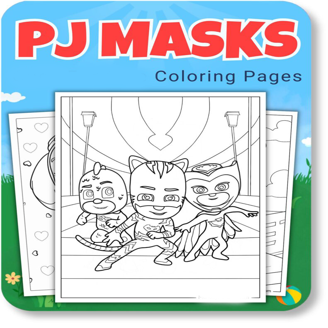 pj mask Coloring Pages ( PDF Printables) | Inspire Uplift