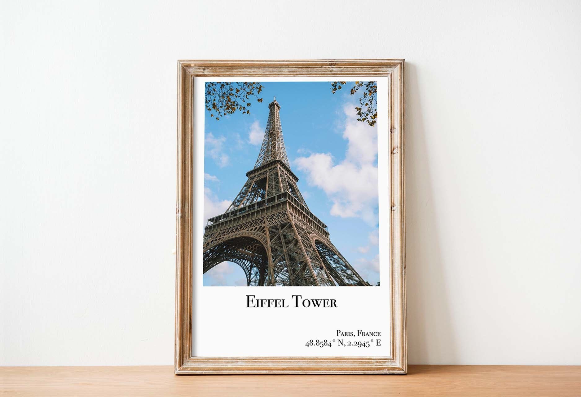 Eiffel Tower poster Eiffel Tower Paris France poster eiffel | Inspire ...