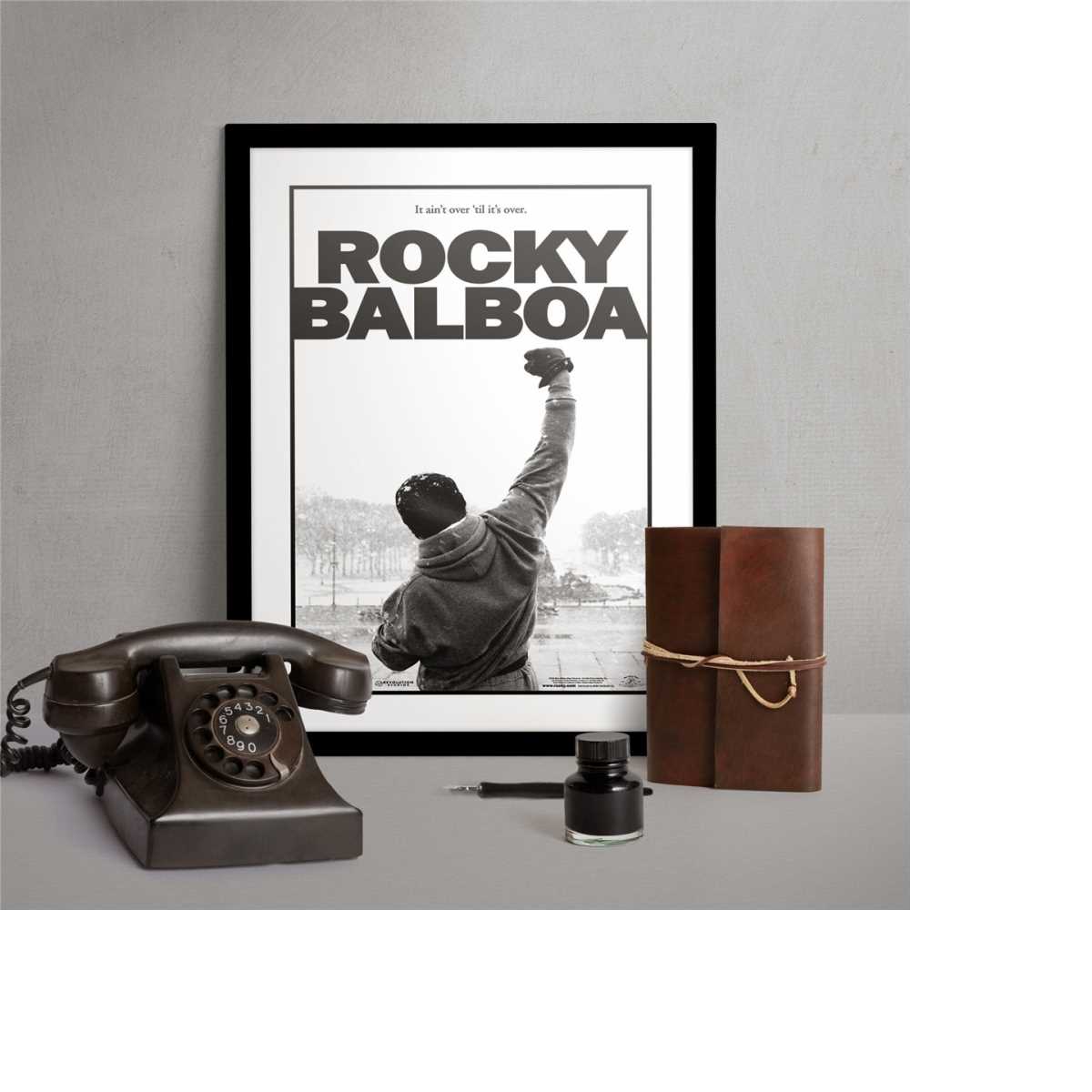 Posters & Prints Rocky Balboa Sylvester Stallone Boxing Mov | Inspire ...