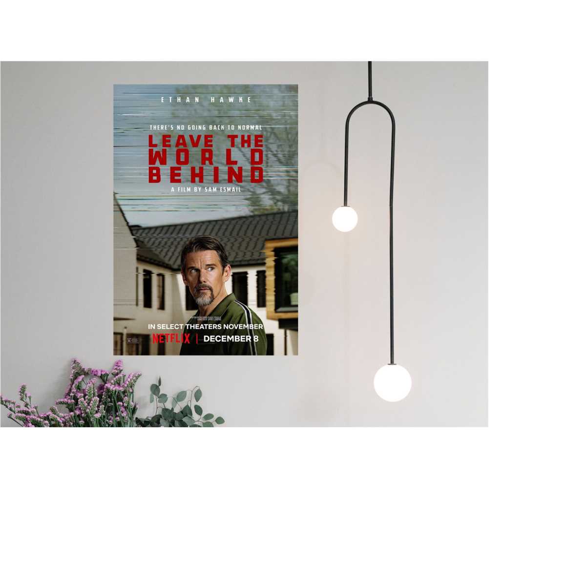 Leave the World Behind Movie Poster 2023 Film - Canvas print | Inspire ...