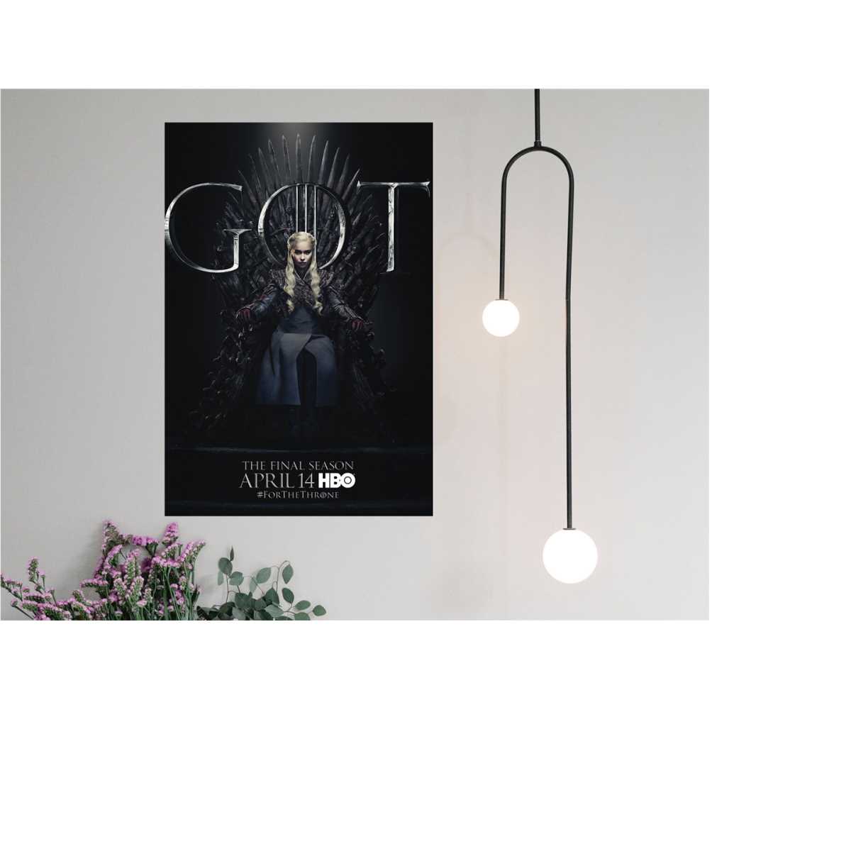 Game of Thrones: The Final Season - Movie Poster - Canvas pr | Inspire ...