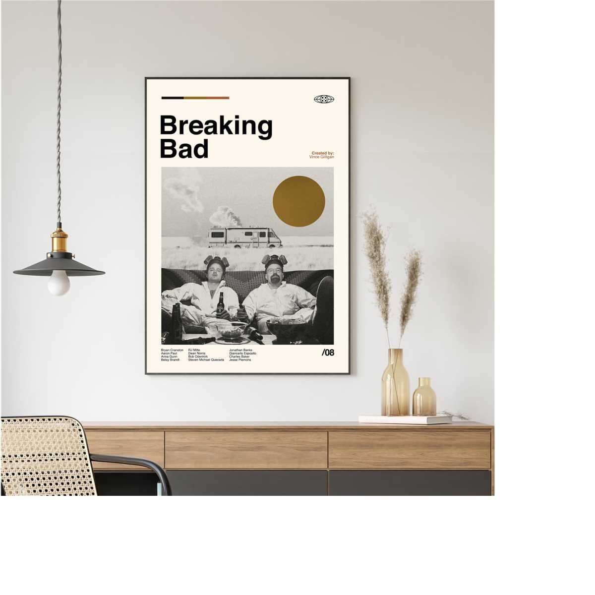 Breaking Bad Poster, Breaking Bad Print, Minimalist Movie, V | Inspire ...
