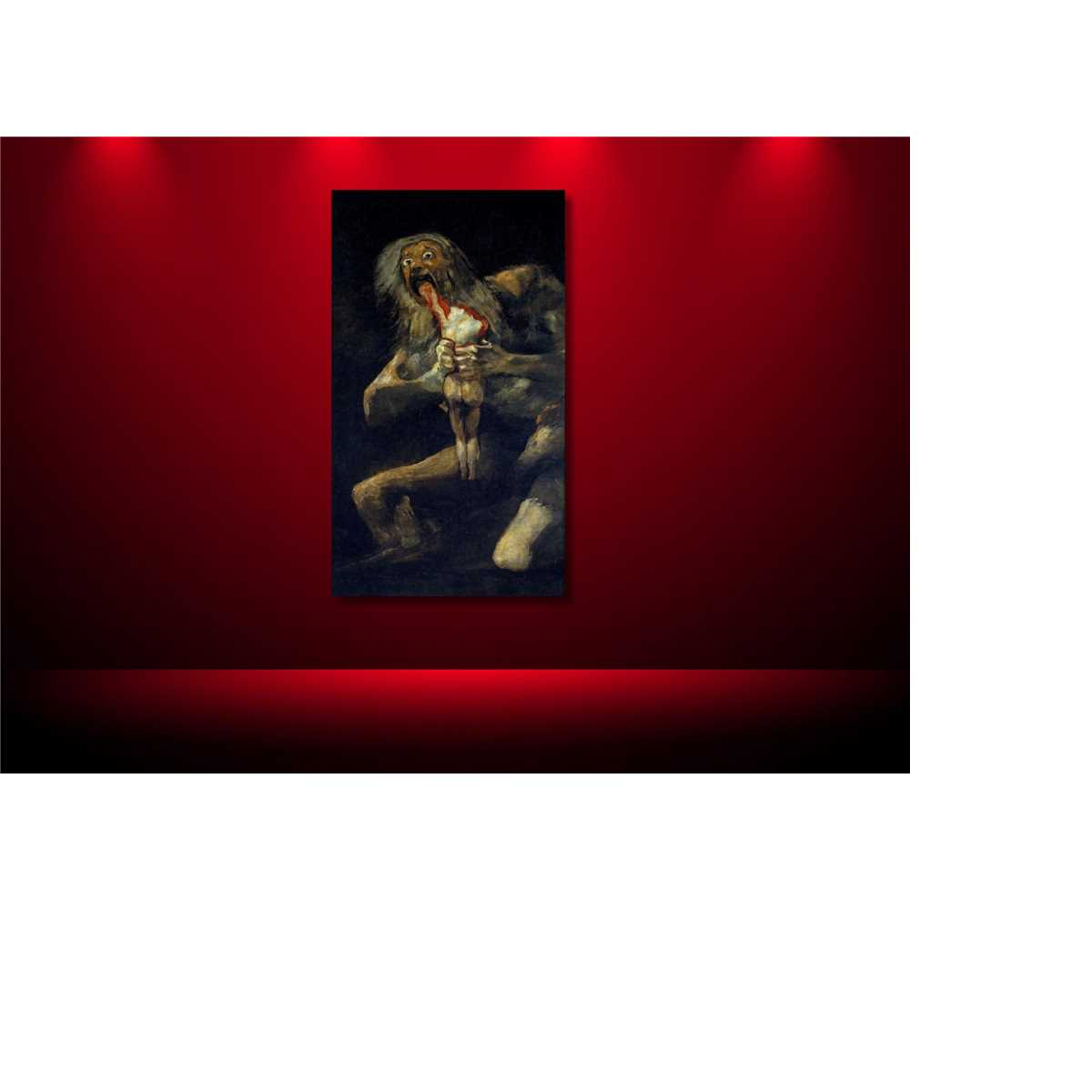 Saturn Devouring His Son Wall Art, Mysterious Symbolism:'Sat | Inspire ...