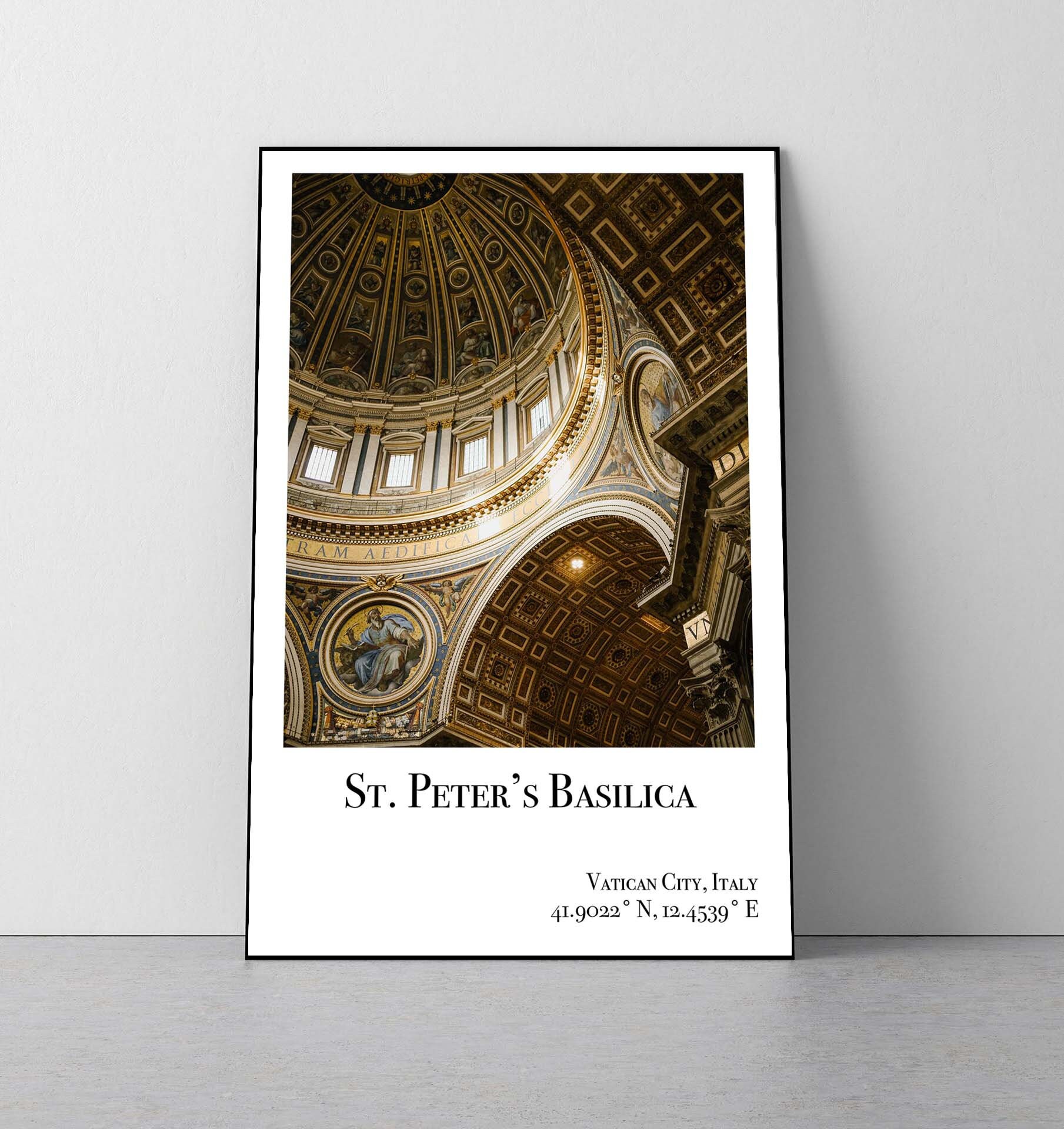 St. Peter's Basilica poster st peters basilica vatican city - Inspire ...