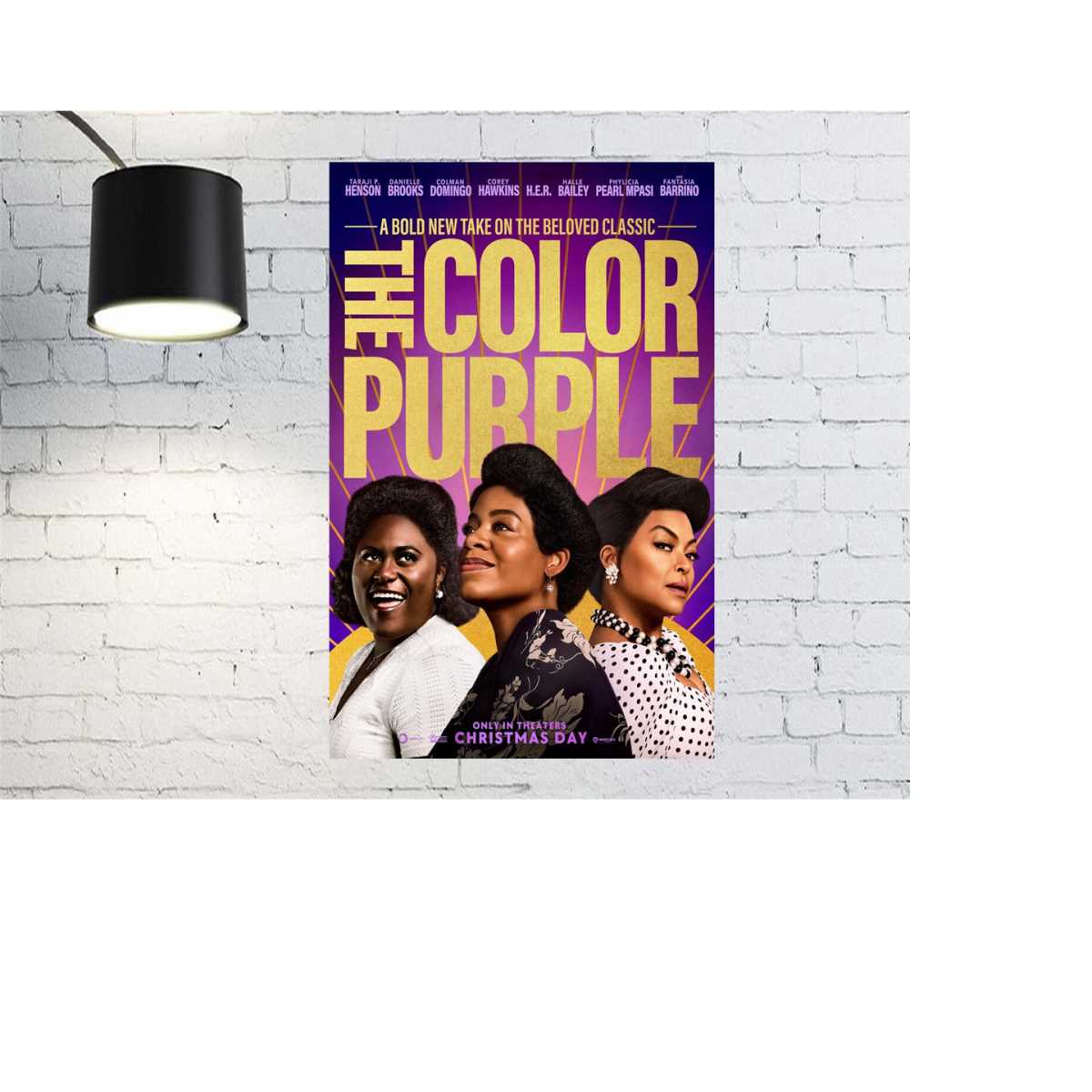 The Color Purple Movie Poster 2023 Film - Room Decor Wall Ar | Inspire ...