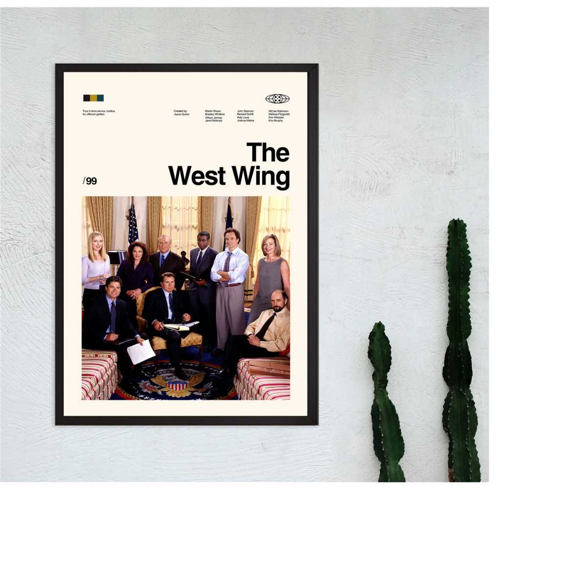 The West Wing Poster, The West Wing Print, Movie Poster, Vin | Inspire ...