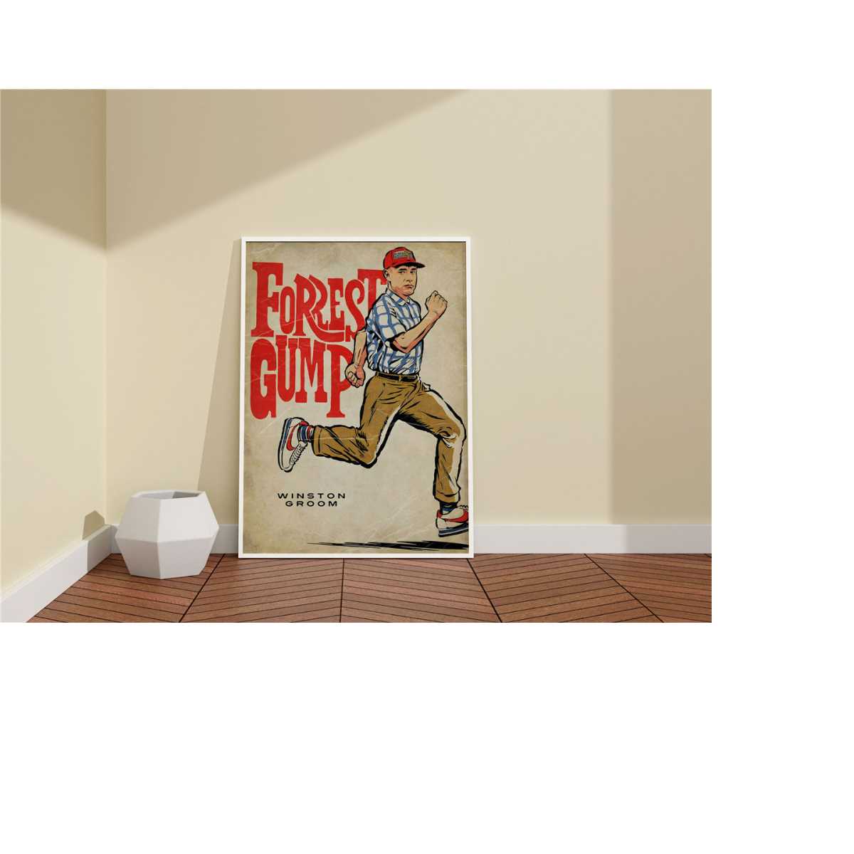 Forrest Gump Poster / Forrest Gump Poster Wall Decor / Movie | Inspire ...