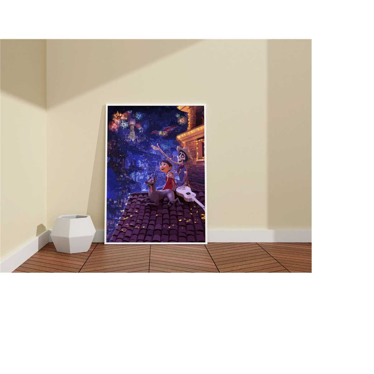 Coco Movie Poster / Miguel and Hector / Pixar Coco Wall Prin | Inspire ...