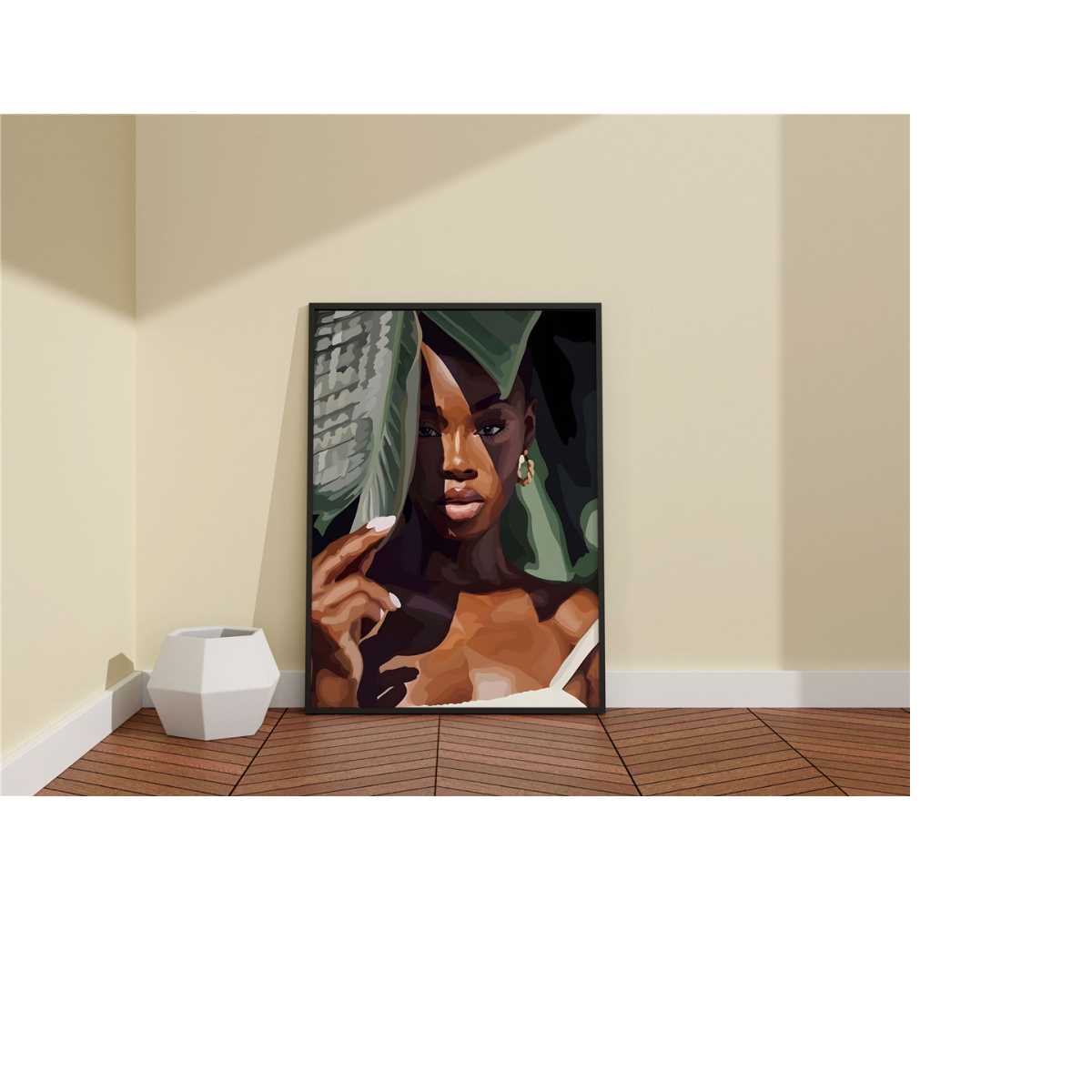 Black Woman Poster / African American Art / Feminine Power / | Inspire ...