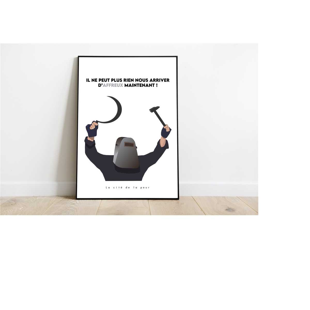 The City of Fear - Communist Rot - Poster - Poster - Print - Inspire Uplift