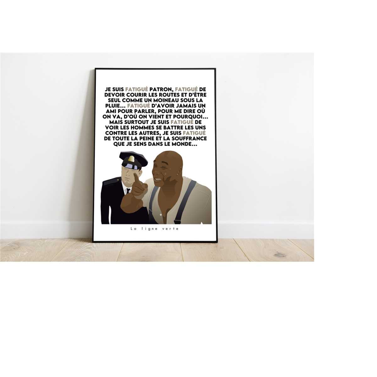 The green line - Poster - Poster - Print - Inspire Uplift