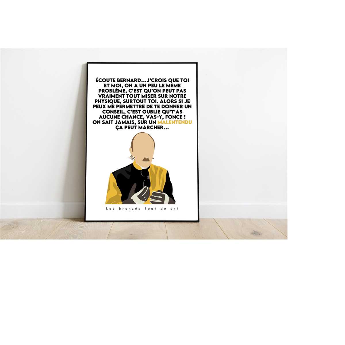 Tanned people are skiing - On a misunderstanding - Poster - | Inspire ...