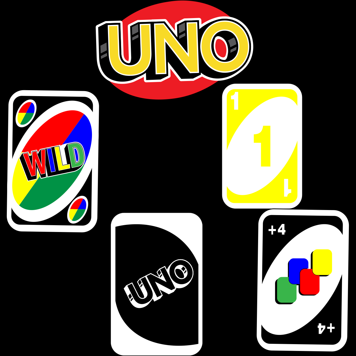 Uno Uno Out Trending Logo Svg, Board Game Svg | Inspire Uplift