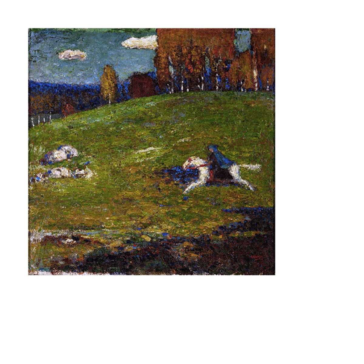 The Blue Rider by Wassily Kandinsky Der Blaue Reiter Canvas | Inspire ...