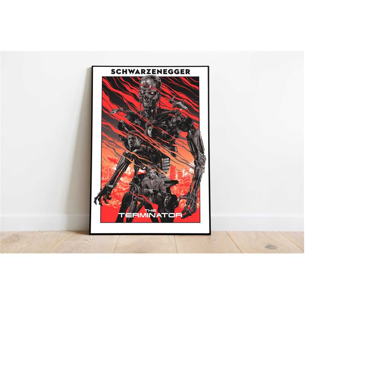 The Terminator Poster / James Cameron / Minimalist Movie Pos | Inspire ...