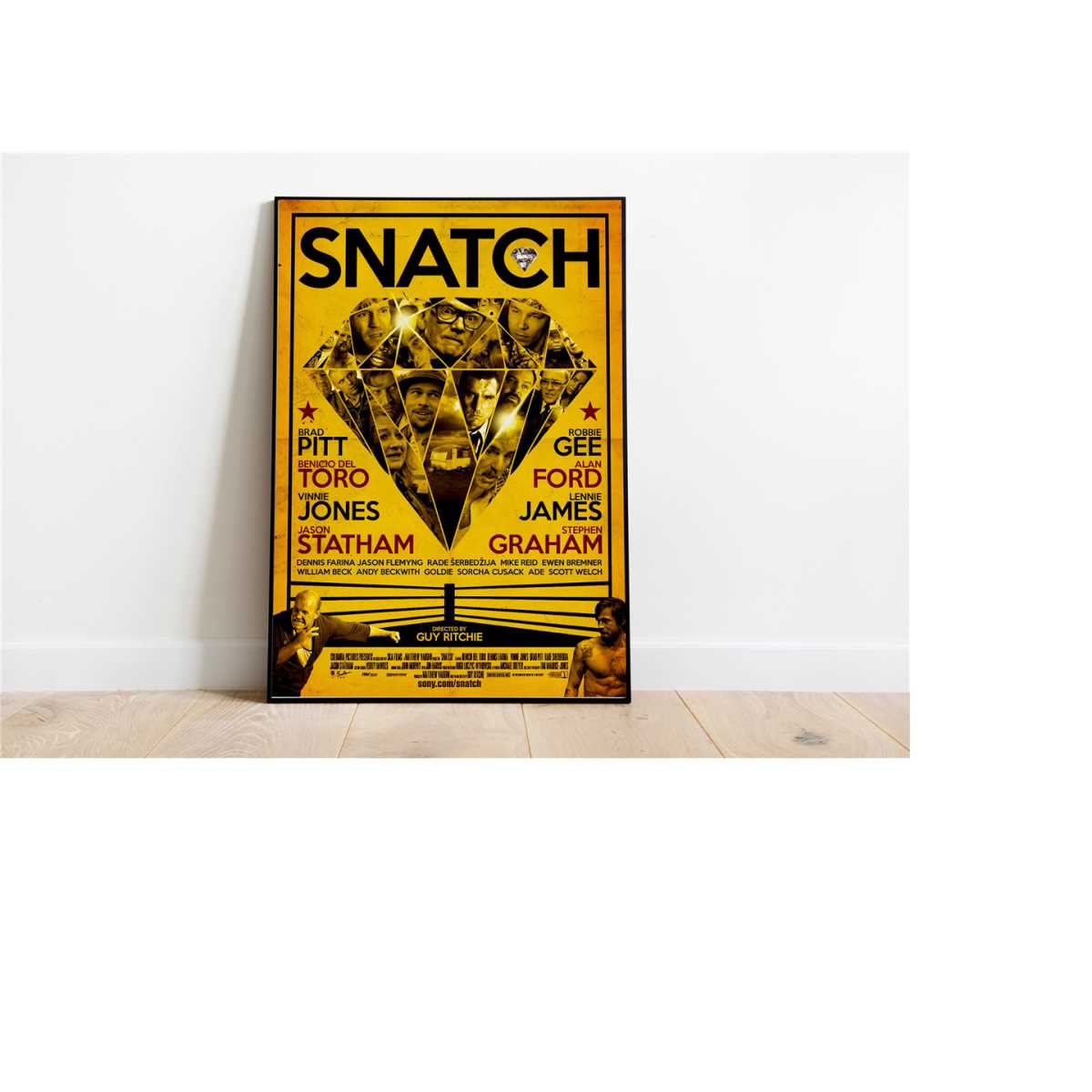 Snatch Poster | Guy Ritchie | Minimalist Movie Poster | Vint - Inspire ...