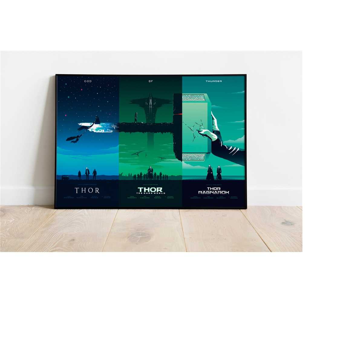 Thor Poster / Thor / Minimalist Movie Poster / Marvel Poster | Inspire ...