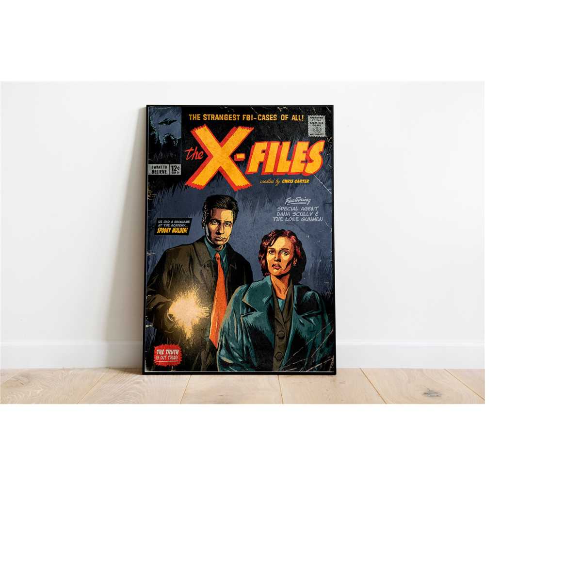 The X-Files / The X-Files Poster / Retro Tv Series / Minimal | Inspire ...