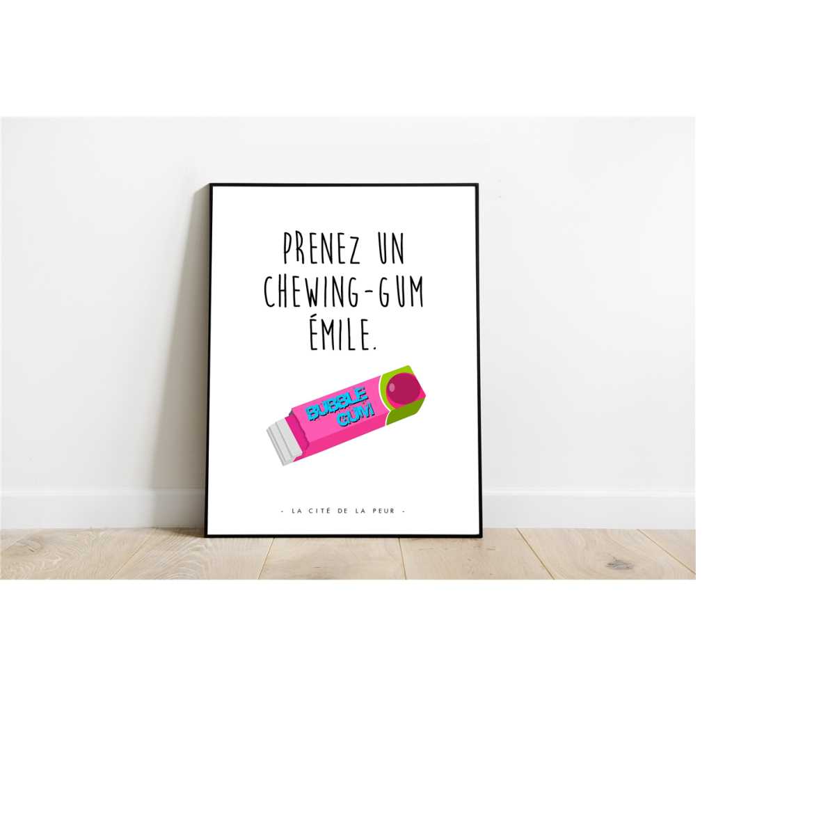 The City of Fear - Chewing Gum - Poster - Poster - Print | Inspire Uplift