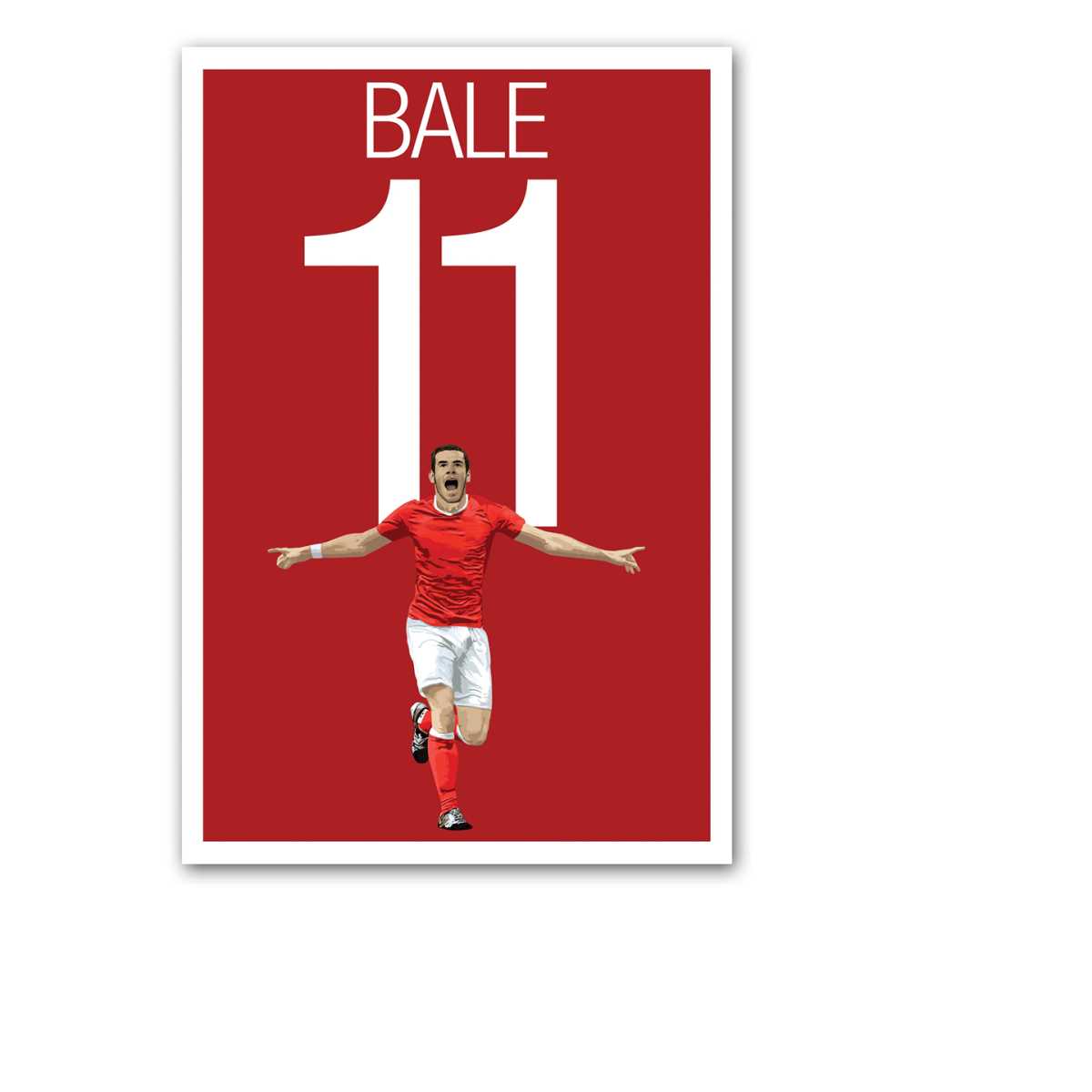 Gareth Bale Poster - Wales Soccer Poster- Gareth Bale Print | Inspire ...