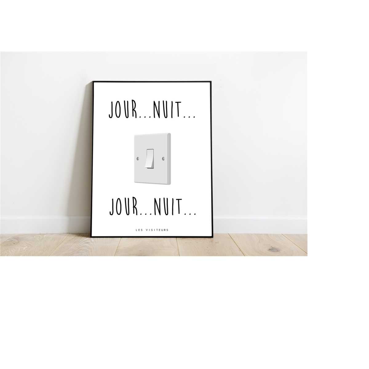 Visitors - Day...Night - Poster - Poster - Print - Inspire Uplift