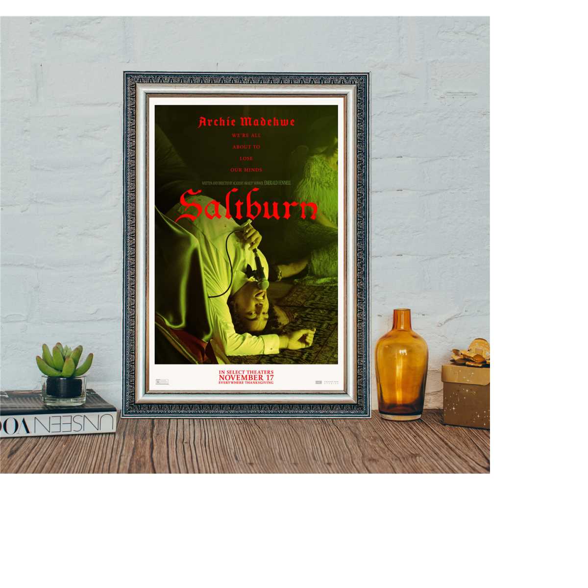 Saltburn Movie Poster, Saltburn 2023 Classic Movie Poster, | Inspire Uplift