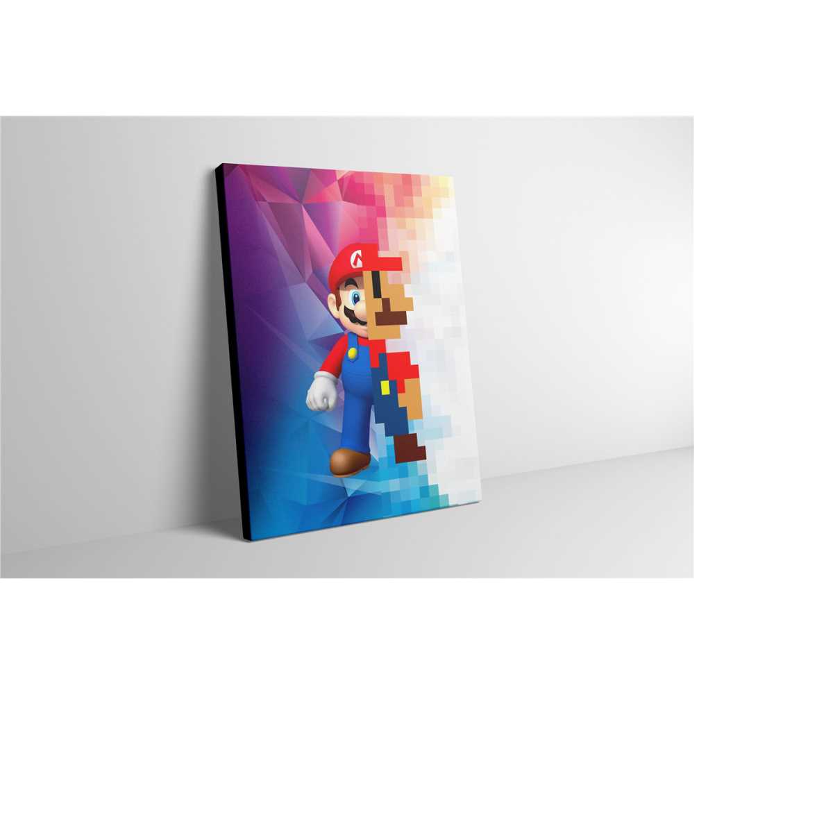Super Mario Canvas Wall Art - Super Mario Poster - Super Mar | Inspire ...