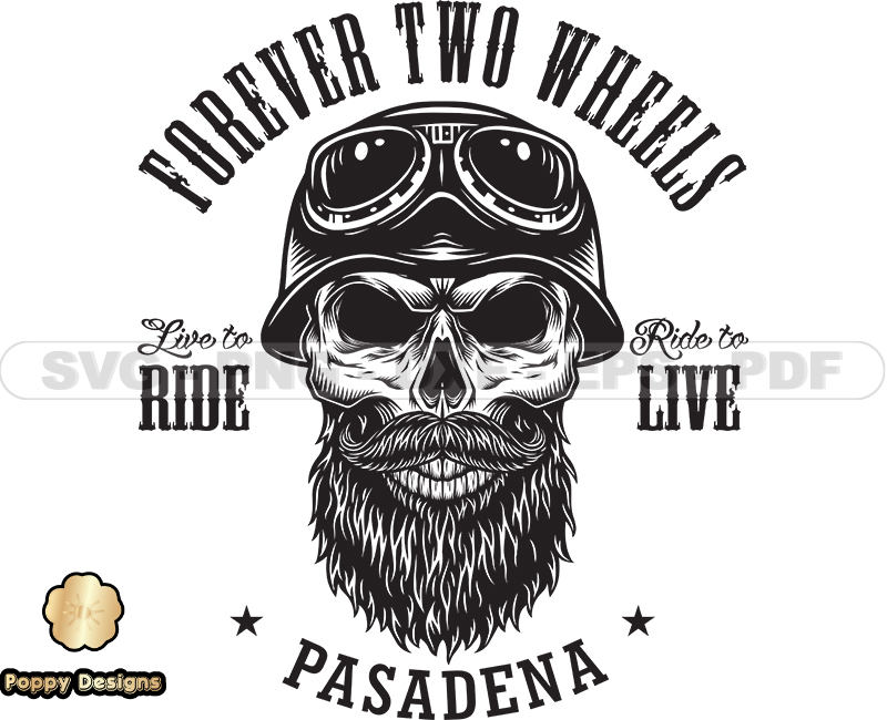 Motorcycle svg logo, Motorbike SVG PNG, Harley Logo, Skull S | Inspire ...