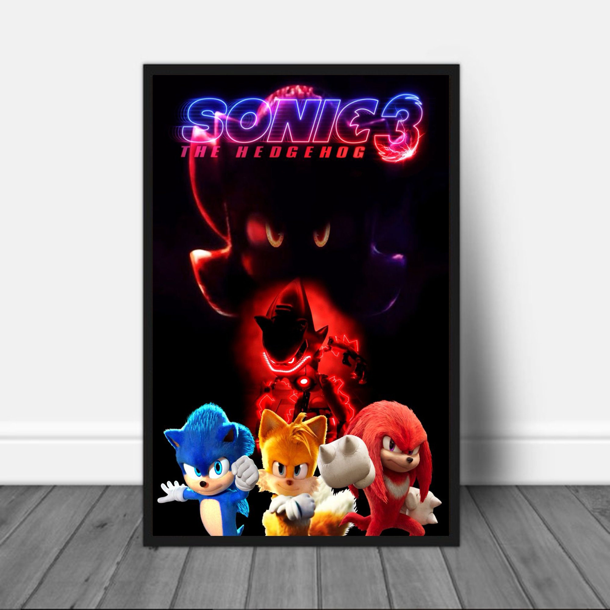Sonic The Hedgehog 3 And Friends Poster | Inspire Uplift