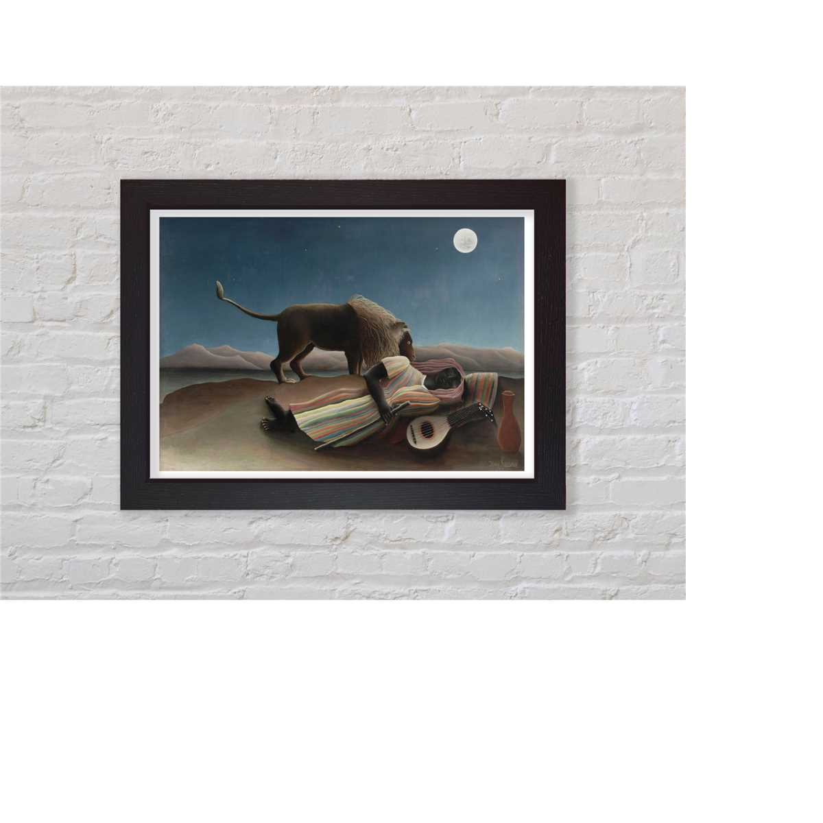 The Sleeping Gypsy by Henri Rousseau Art Print / Available F | Inspire ...