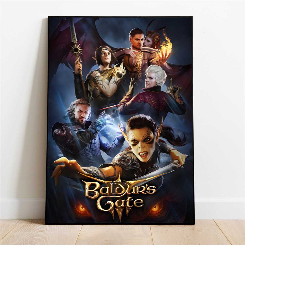 Baldur's Gate 3 Game High Resolution Poster, VideoGame Wall - Inspire ...