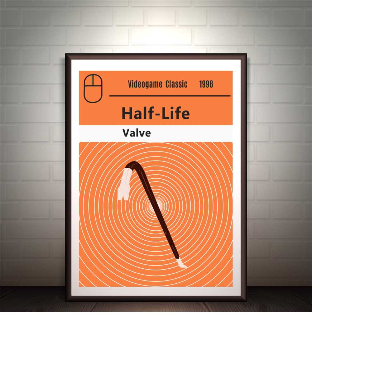 Half-Life Classic Poster, Vintage Video game Poster, Half-Li | Inspire ...